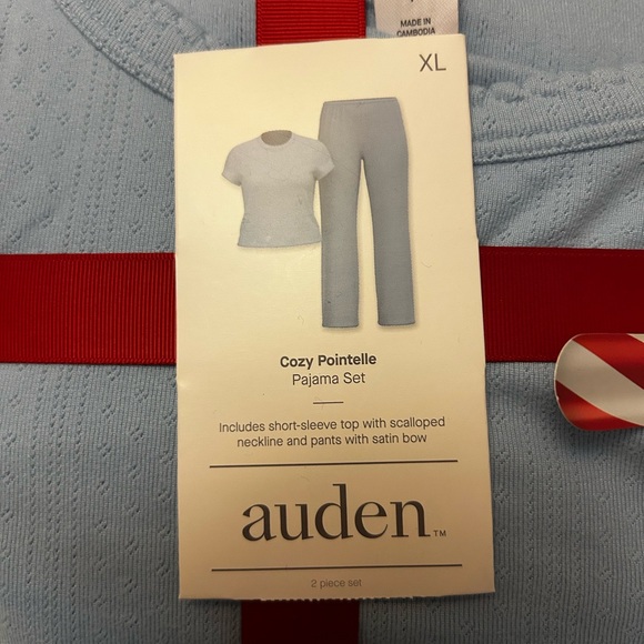 Auden | Intimates & Sleepwear | Auden Cozy Pointelle Pajama Set In ...
